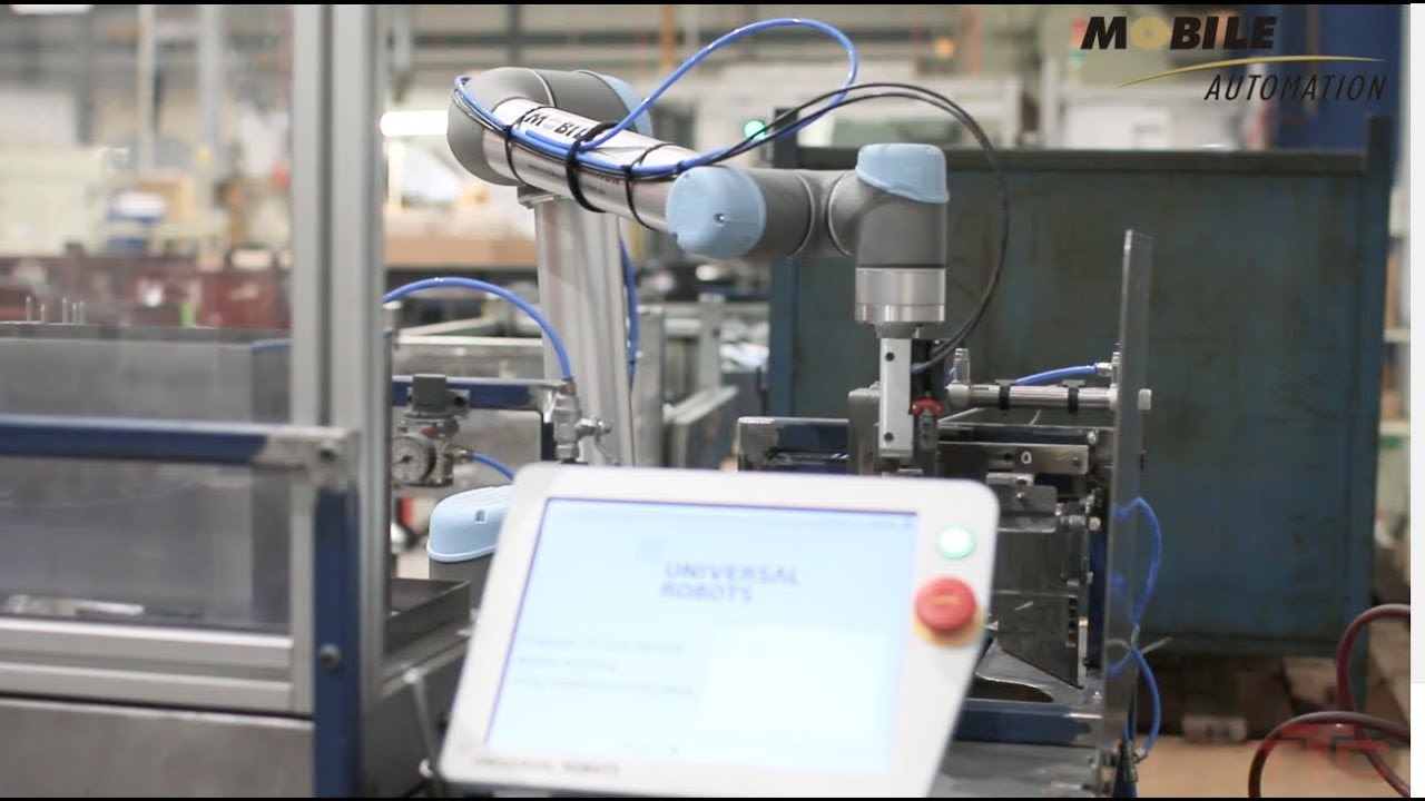 Universal Robot Pick & Place Application | Mobile Automation - YouTube