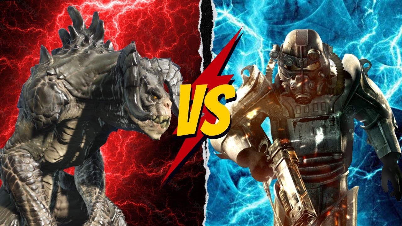 FALLOUT 4: 25 Brotherhood Of Steel vs 10 Deathclaws - Who Wins? - YouTube