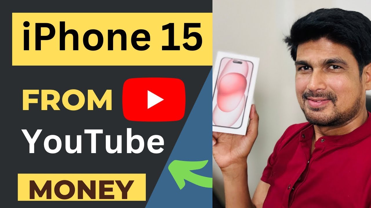 Bought iPhone 15 From YouTube Money ! - YouTube