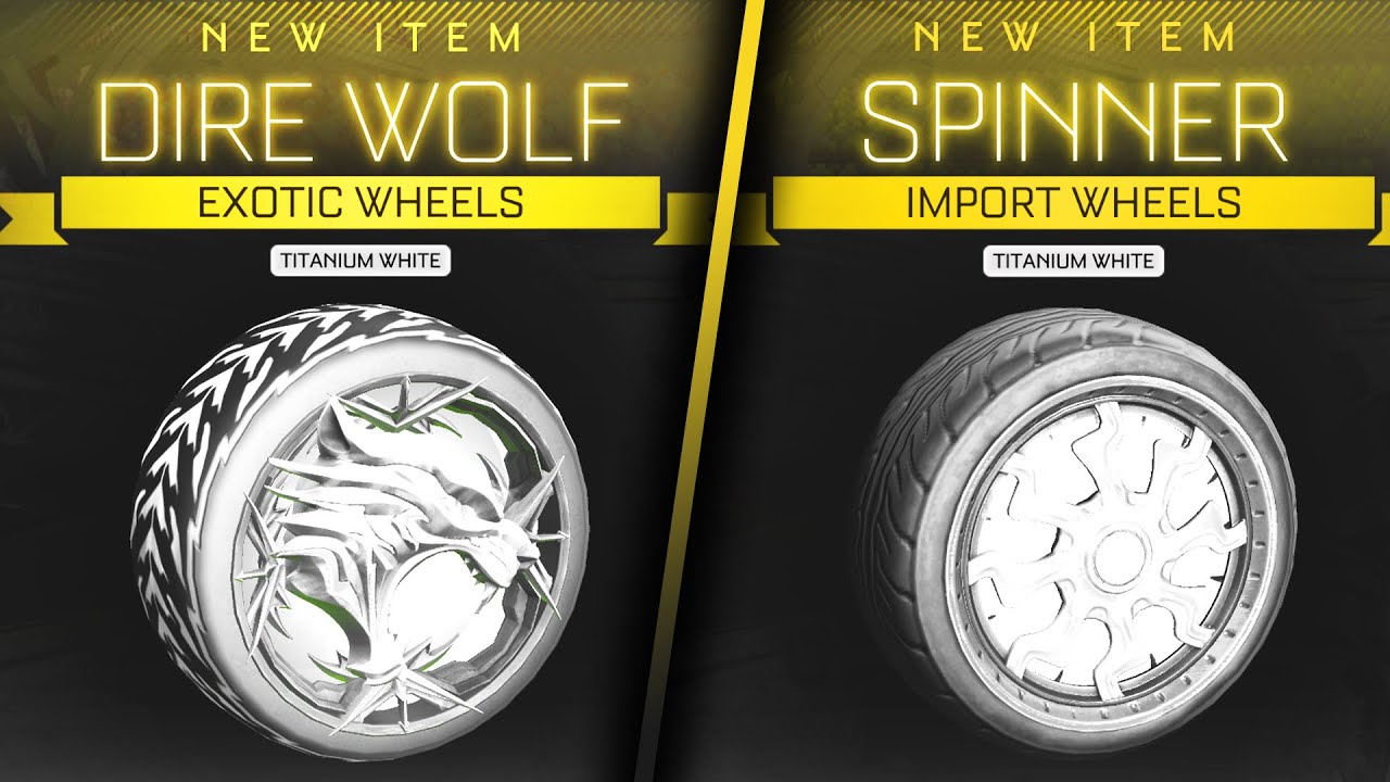 *NEW* TITANIUM WHITE WHEELS IN THE ROCKET LEAGUE ITEM SHOP! - YouTube
