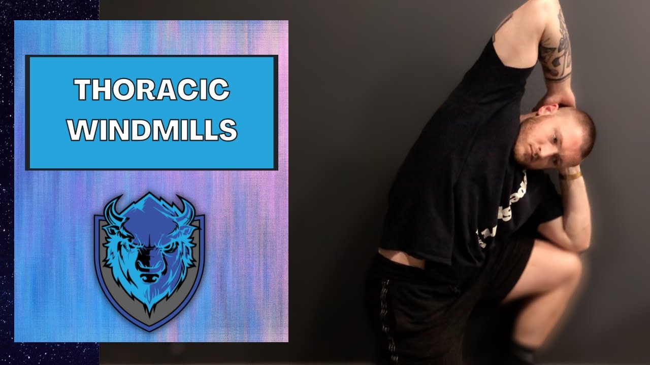Half Kneeling Thoracic Windmill (with SB and Flexion/Extension) | Thoracic Mobility Exercise ...