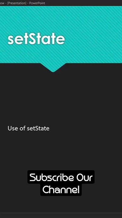 Setstate React Reactjs Reactjstutorial Shorts Shortsvideo Viral