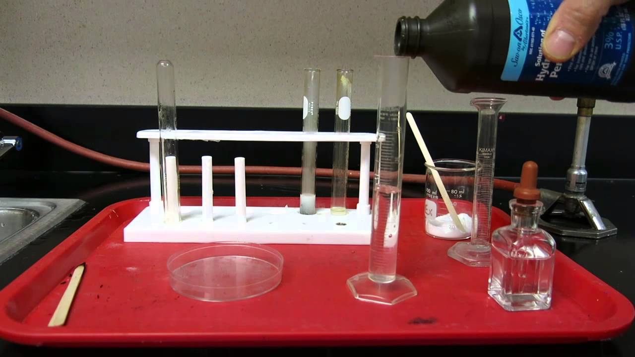 chemical change demonstrations - YouTube