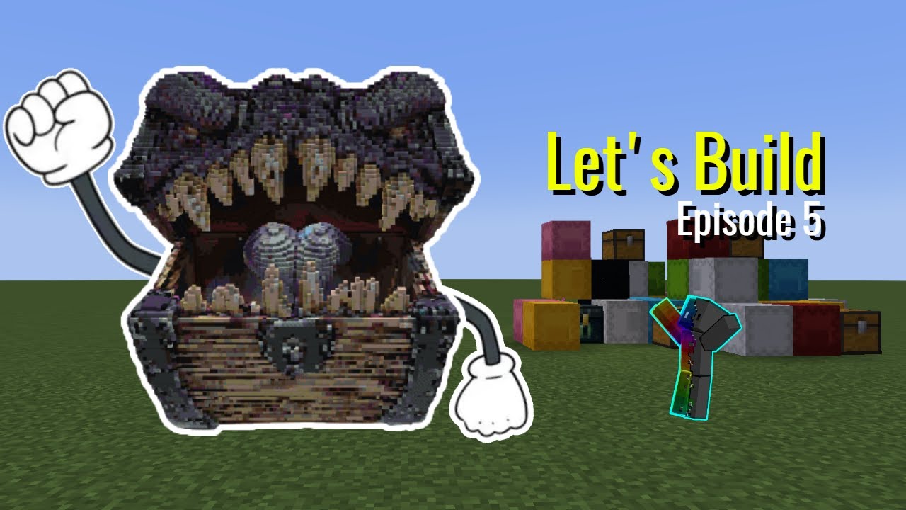 I Built A Minecraft Chest Monster - YouTube