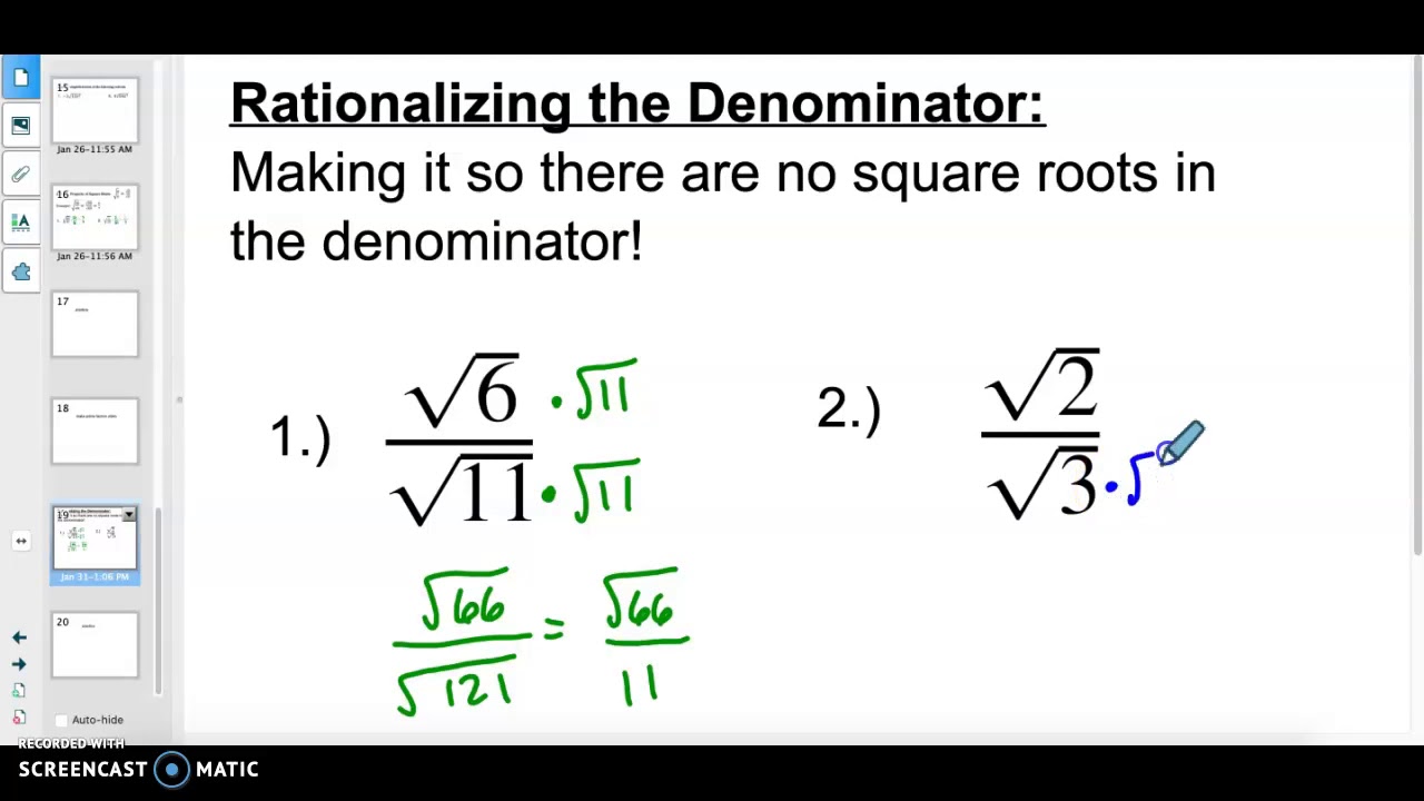 Rationalizing The Denominator YouTube rationalizing-the-denominator-youtube