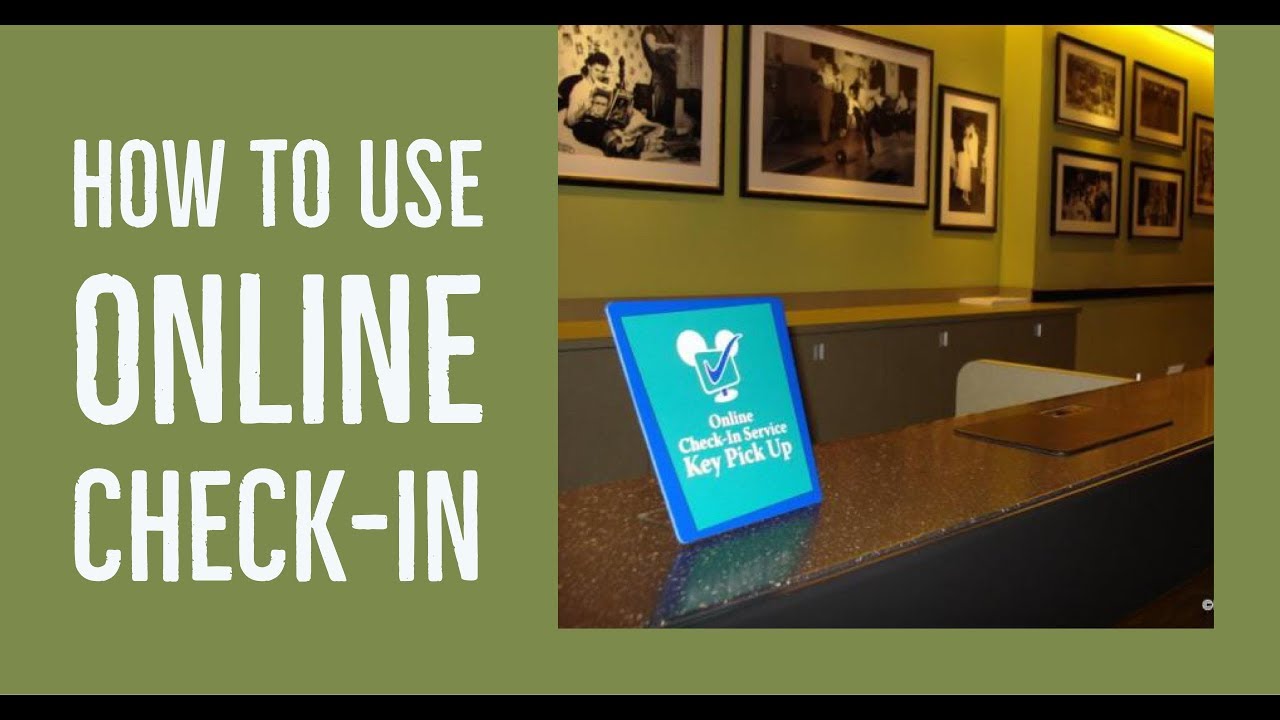 How To Use Disney World Online Check-In: Step by Step - YouTube