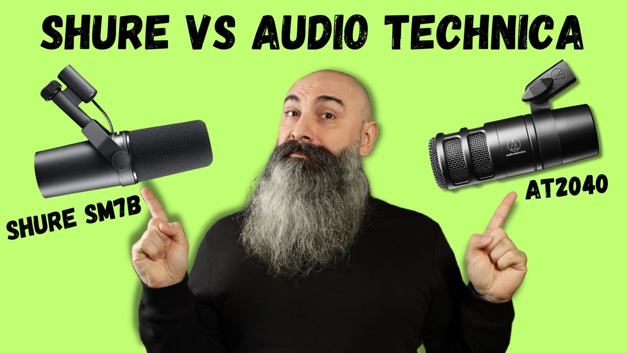 Shure SM7B Vs Audio Technica AT2040 - YouTube