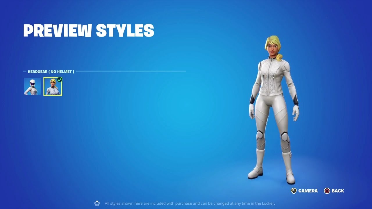 Fortnite Whiteout Skin Preview !!! 😱 - YouTube