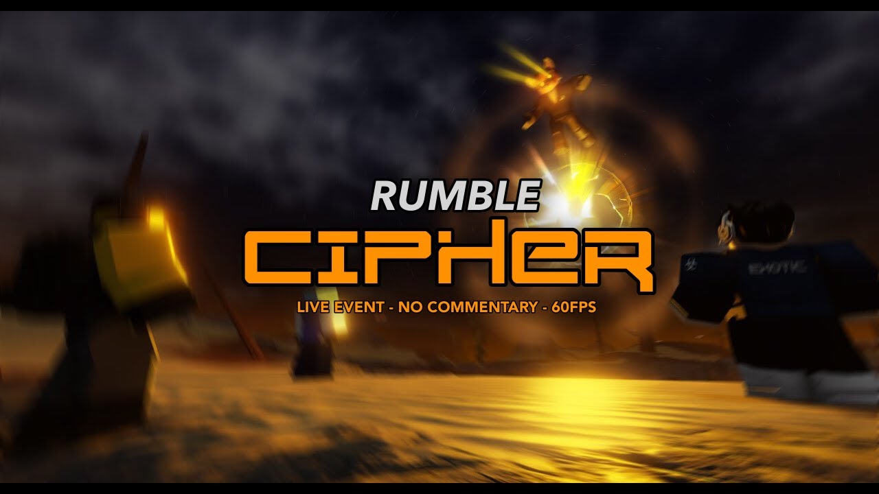 Roblox: Rumble | Cipher Live Event | 60 FPS | [AMAZING] - YouTube