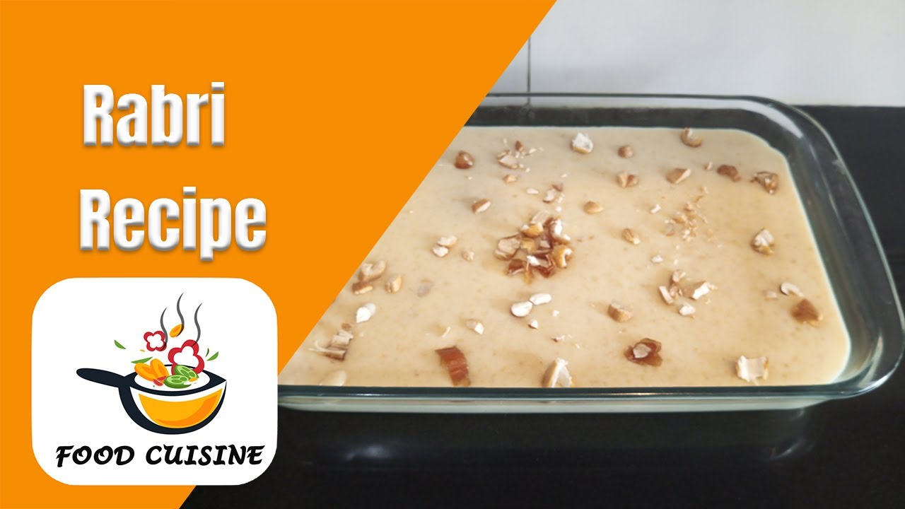 Rabri Recipe By Food Cuisine #rabrikheer #homemaderabdi #rabdi #sweet # ...