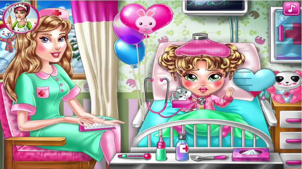 Baby Flu Doctor ♥ Baby Care Game ♥ Baby Barbie Games - YouTube