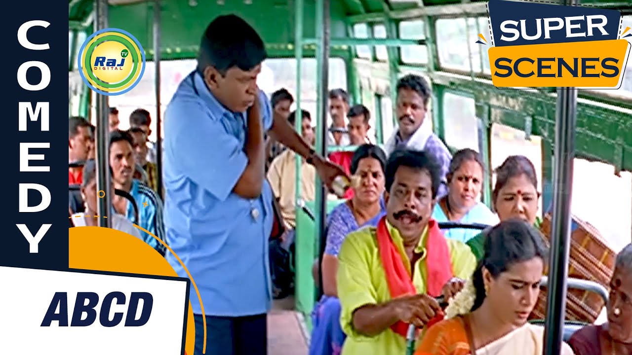 Vadivelu enters into wrong Bus | ABCD | Comedy| Shaam | Vadivelu ...