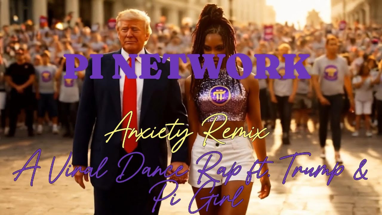 Pi Network - Anxiety Remix | A Viral Dance Rap ft. Trump & Pi Girl ...
