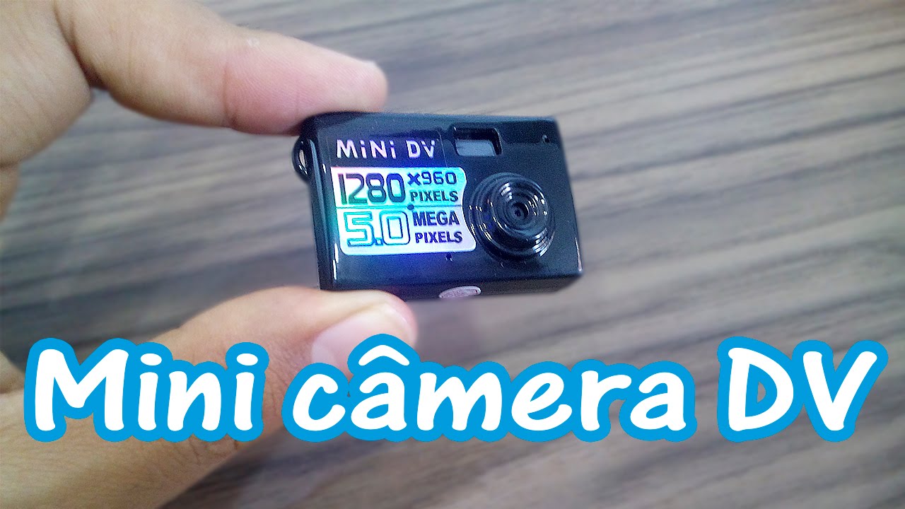 Como usar mini câmera Dv de 5mp mais teste L Gyn - YouTube