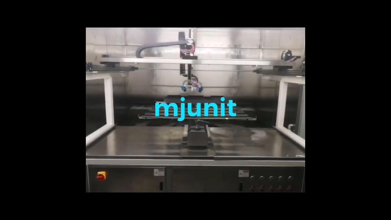 mjunit gantry automatic painting production line synchronous belt linear module guide rail ...