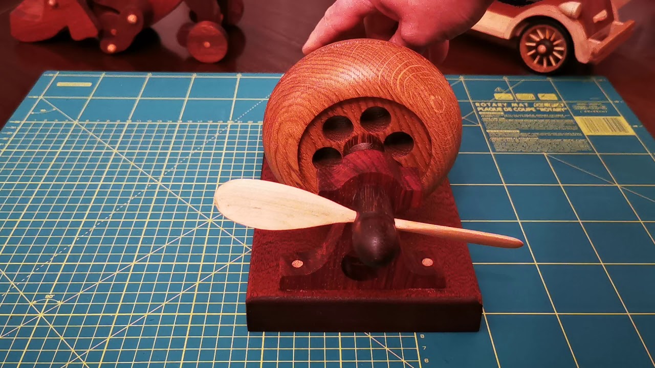 Flywheel, propeller machine - YouTube