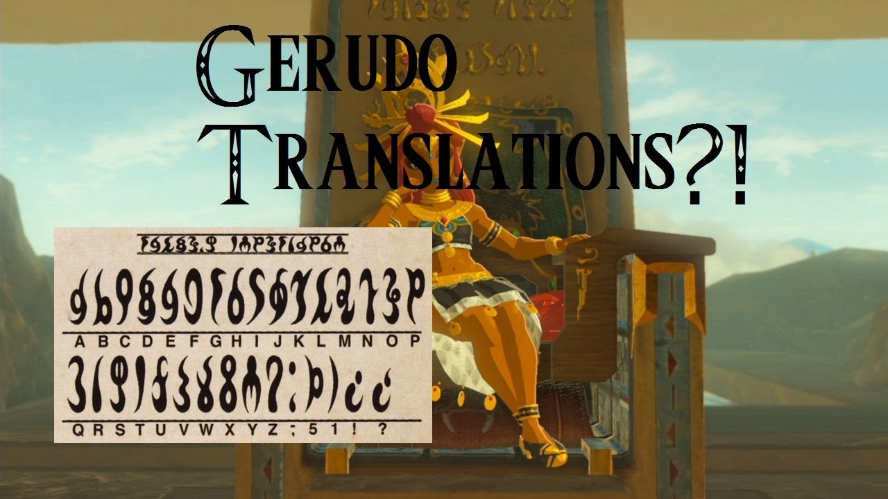 The SECRET GERUDO TRANSLATIONS in Breath of the Wild! - YouTube