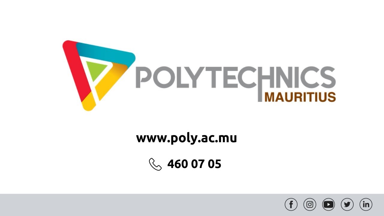 Polytechnics Mauritius Corporate Video - YouTube