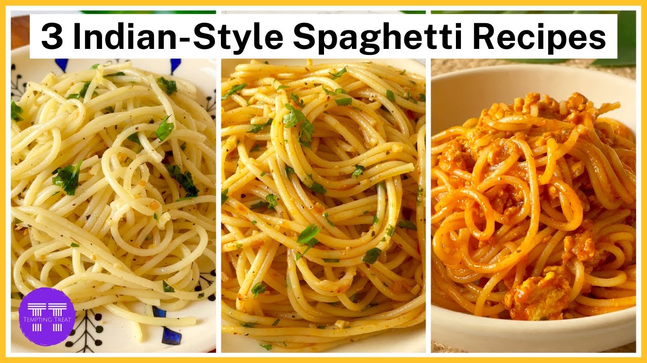 5-Minute Indian Style Pasta Recipes | 2 Veg Spaghetti Recipes | 1 ...