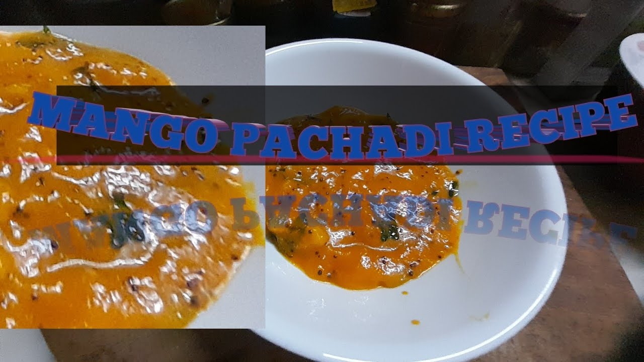EASY & TASTY RAW MANGO PACHADI RECIPE/ RAW MANGO JAGGERY PACHADI RECIPE ...