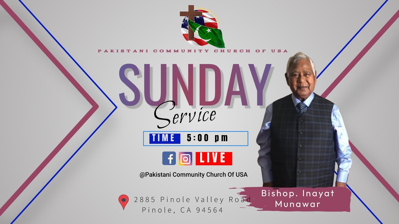 Sunday Service Livestream - Pst Samuel Eric - Speaker, Bishop Inayat ...