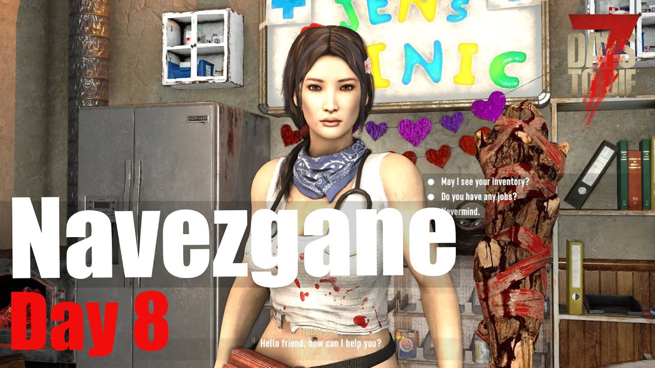 Meeting Trader Jen - Day 8 - Navezgane | 7 Days to Die - YouTube