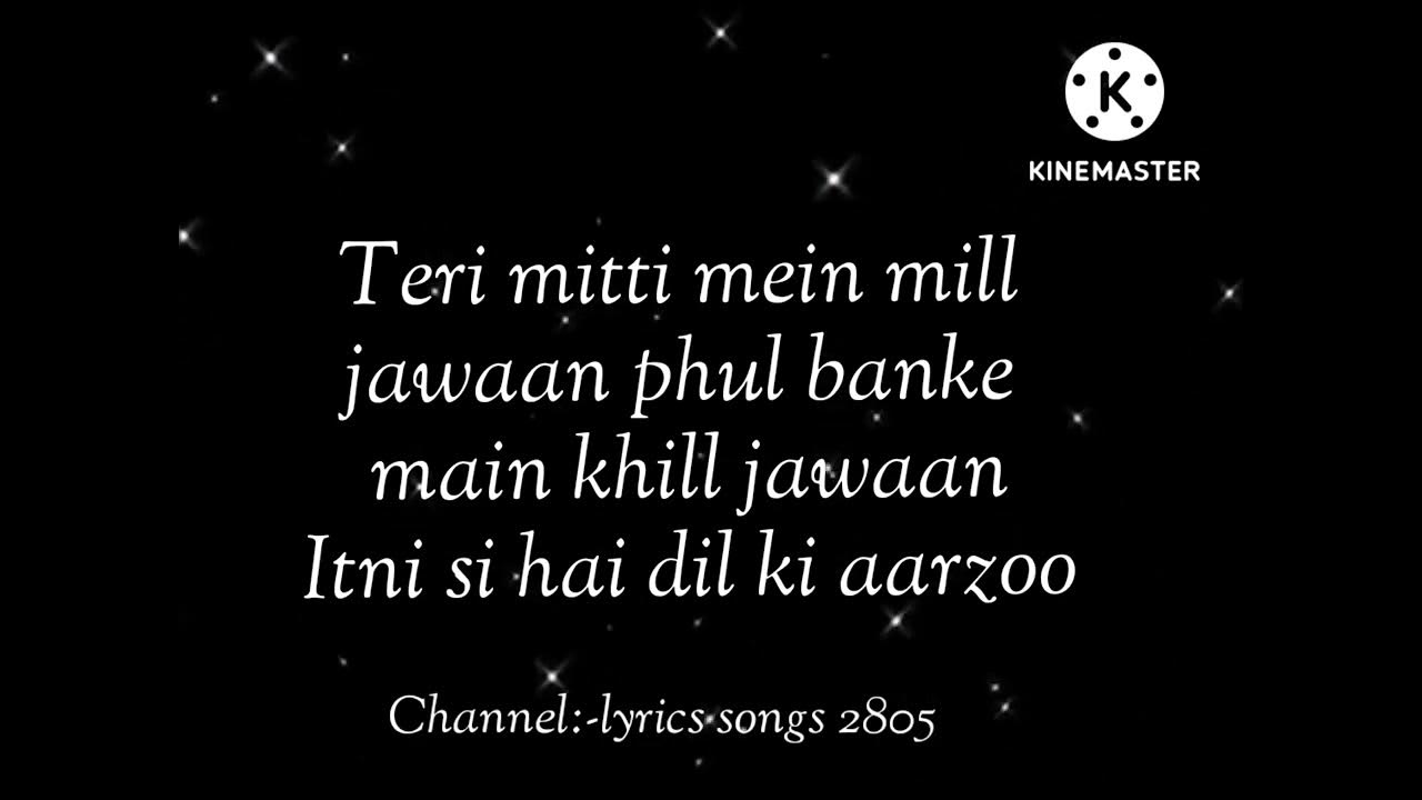 Teri mitti me mil Java song #songs #independenceday. #channel lyrics ...