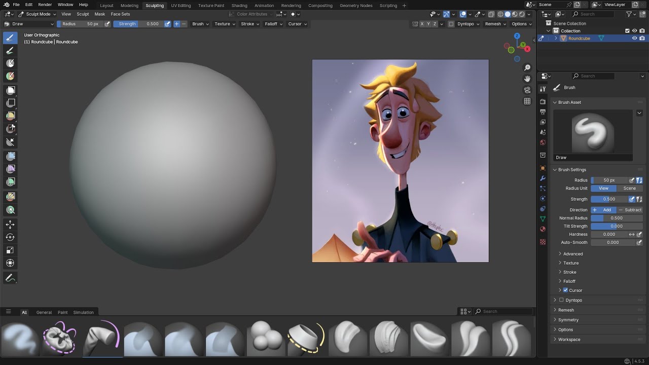 Sculpting Klaus bcuz its Christmas and bcuz I can heheh - YouTube