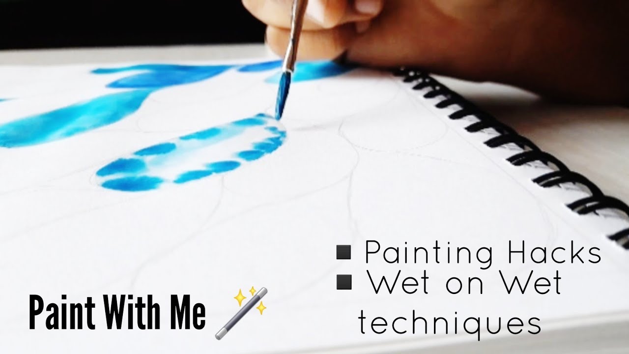 Paint With Me 😍 Easy painting hacks for beginners in 2 mins | Painting ...