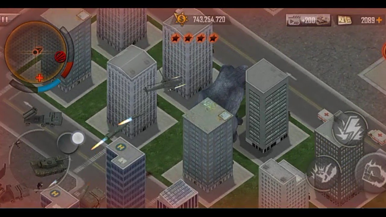 Godzilla Smash City Kong Games ios 2021 _ Monster Dinosaur Atta Game ...