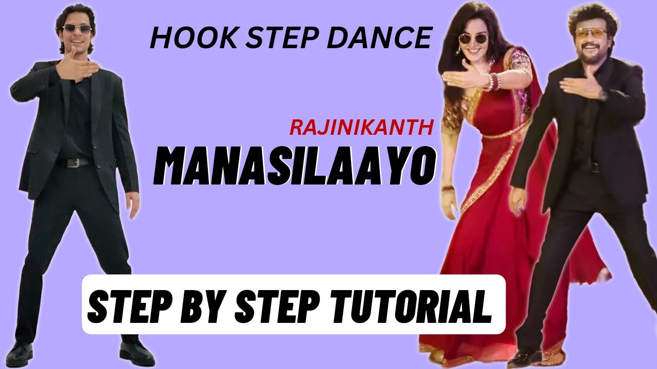Manasilaayo Hook Step Dance Tutorial | Rajinikanth | Vettaiyan ...