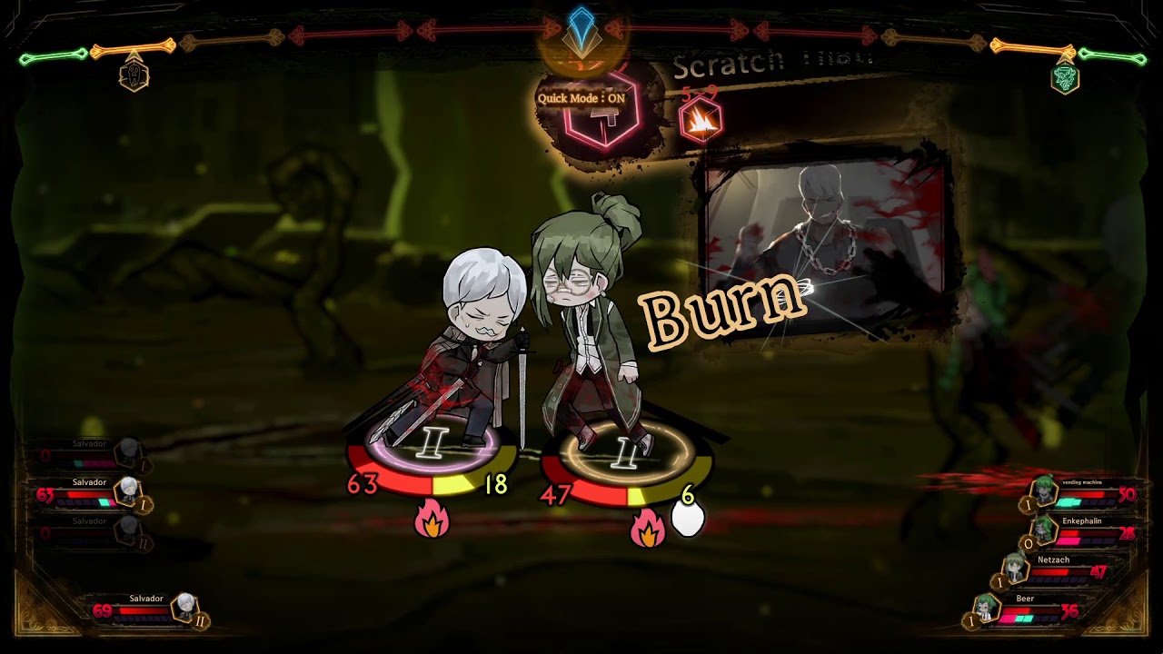 Library of Ruina "Hardcore" mod 5 Salvador, 5 Olga, 5 Gyeong-mi fight ...