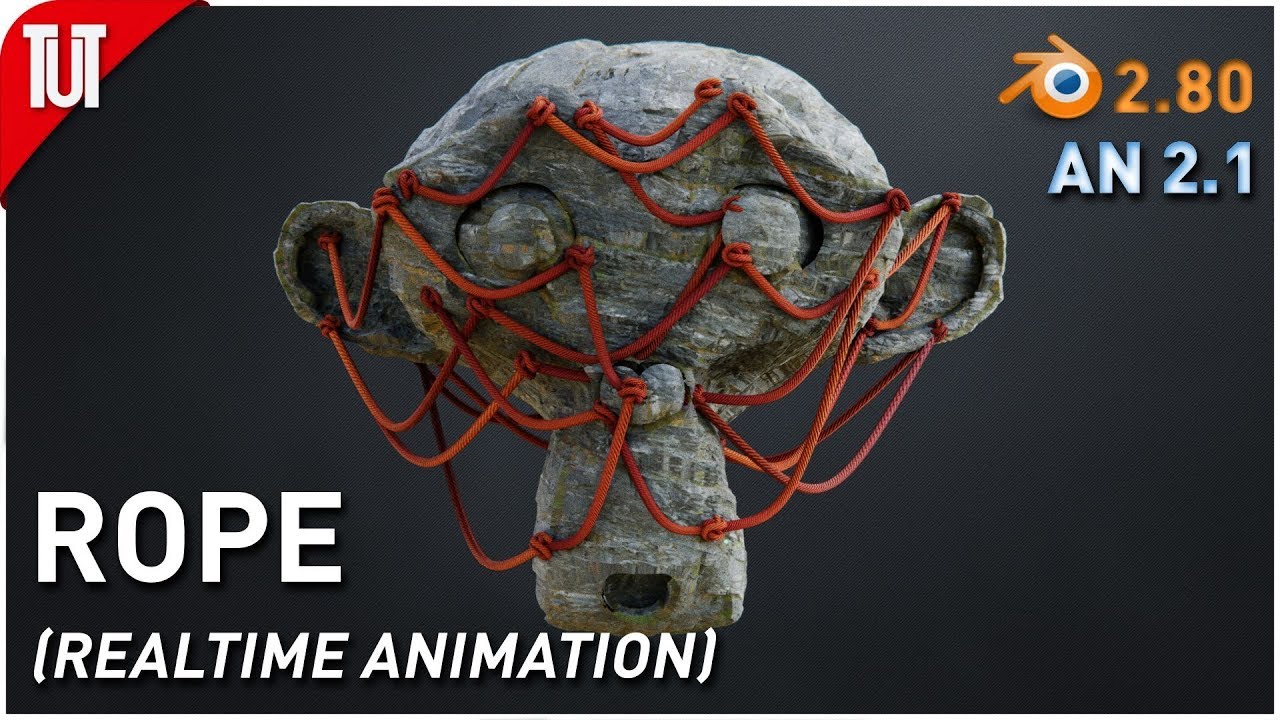 [021] Blender 2.80 - Realtime Rope [Animation Nodes] - YouTube