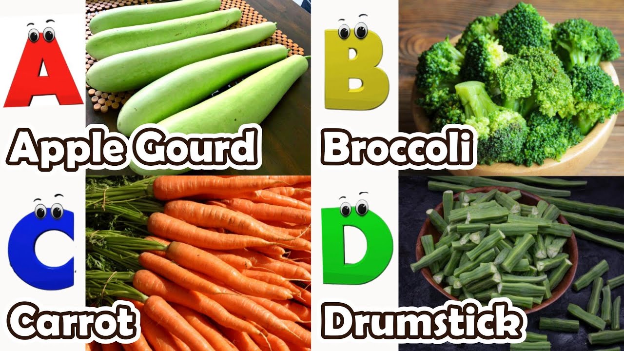 Vegetables ABC Song | Vegetables Alphabet Song | Phonics for Kids ...