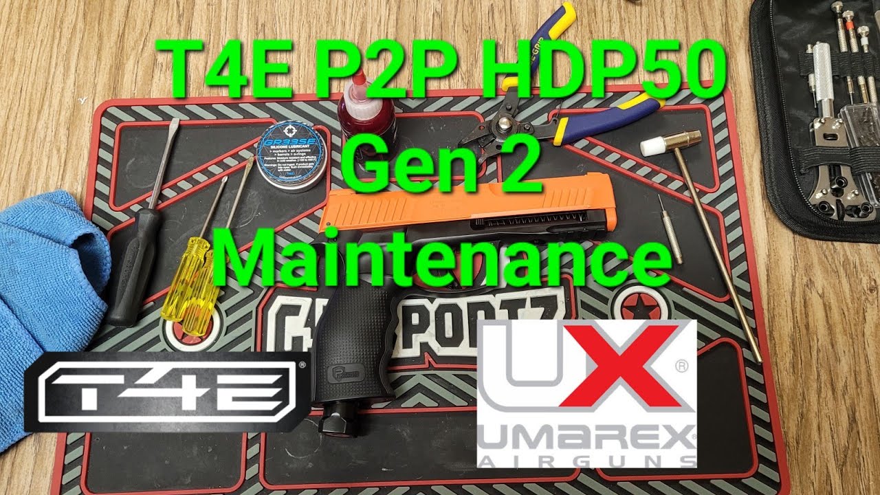 T4E P2P HDP50 Gen 2 Stock Detent Inspection and Maintenance 650+ shots ...