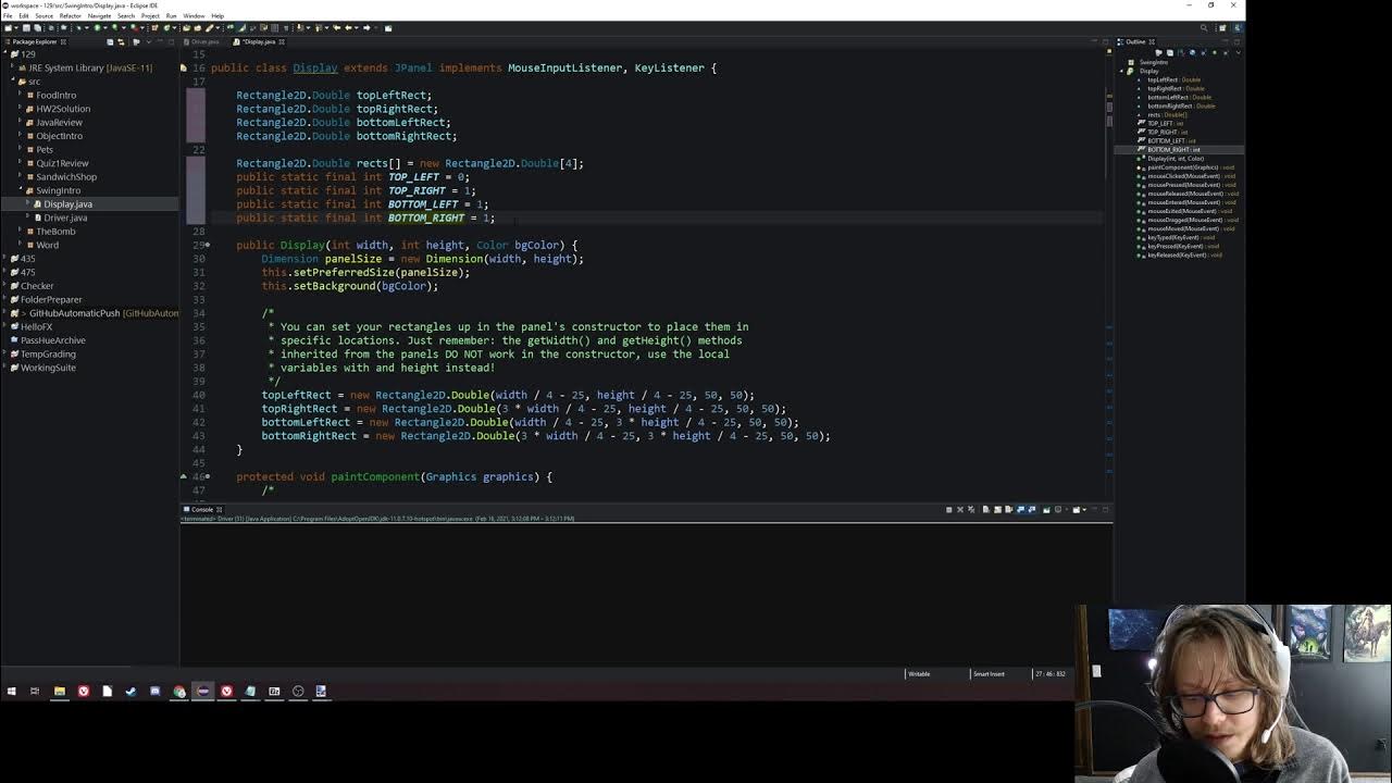 129 - 8 Intro to Java Swing - YouTube