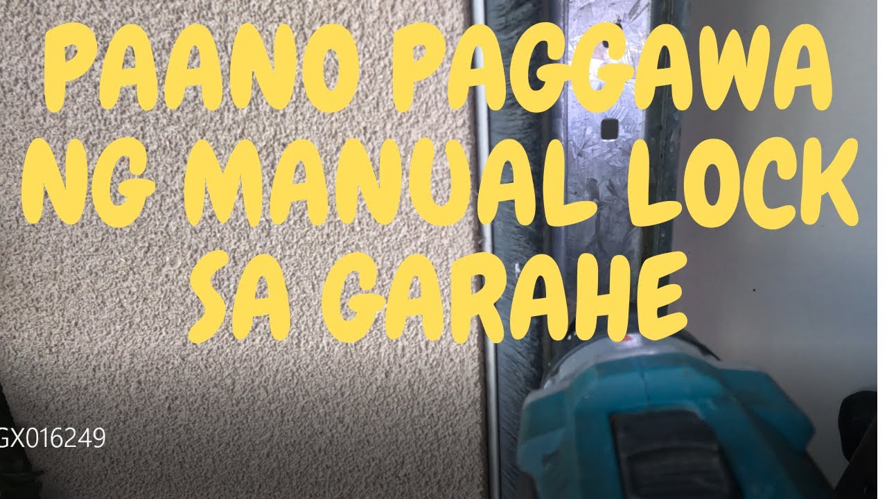 MANUAL LOCK SA GARAHE/PRITONG ISDA PARA SA SENIOR/HOA TRAN RESTAURANT ...