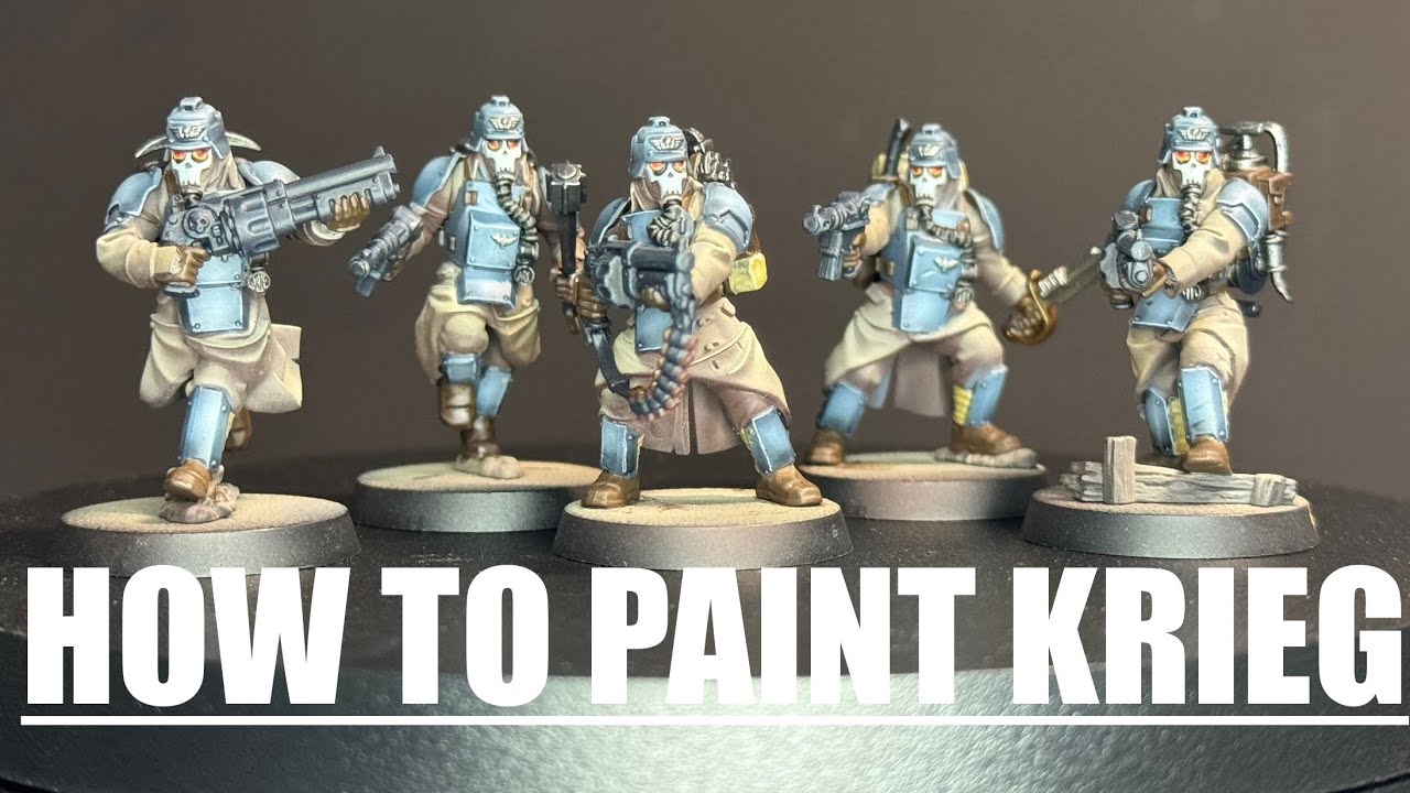 How To Paint : Death Korps Of Krieg | Engineers From Warhammer 40K ...