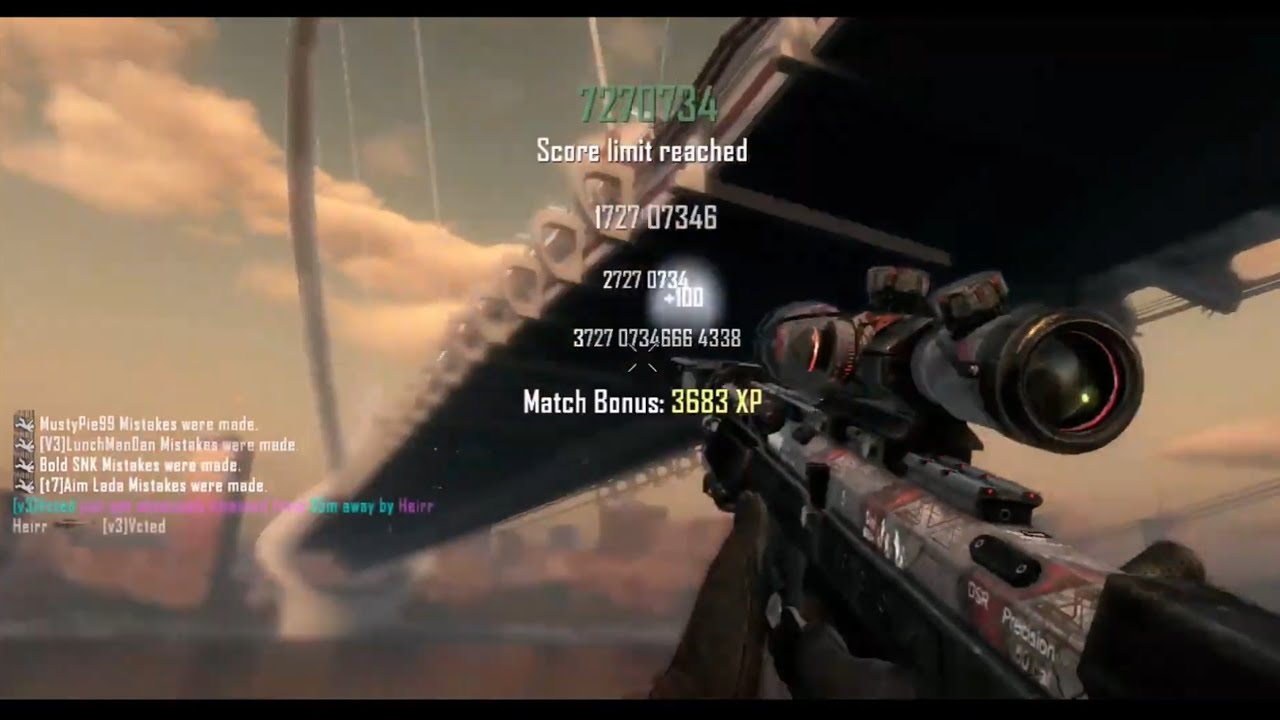"The End" (Black Ops 2 Serenity/CONSOLE Plutonium Trickshotting) - YouTube