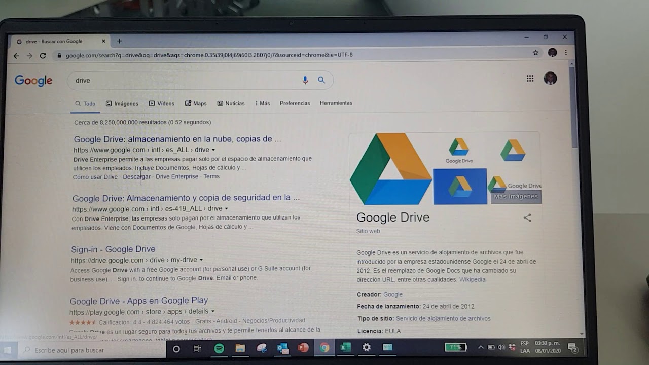 como subir un excel a drive - YouTube