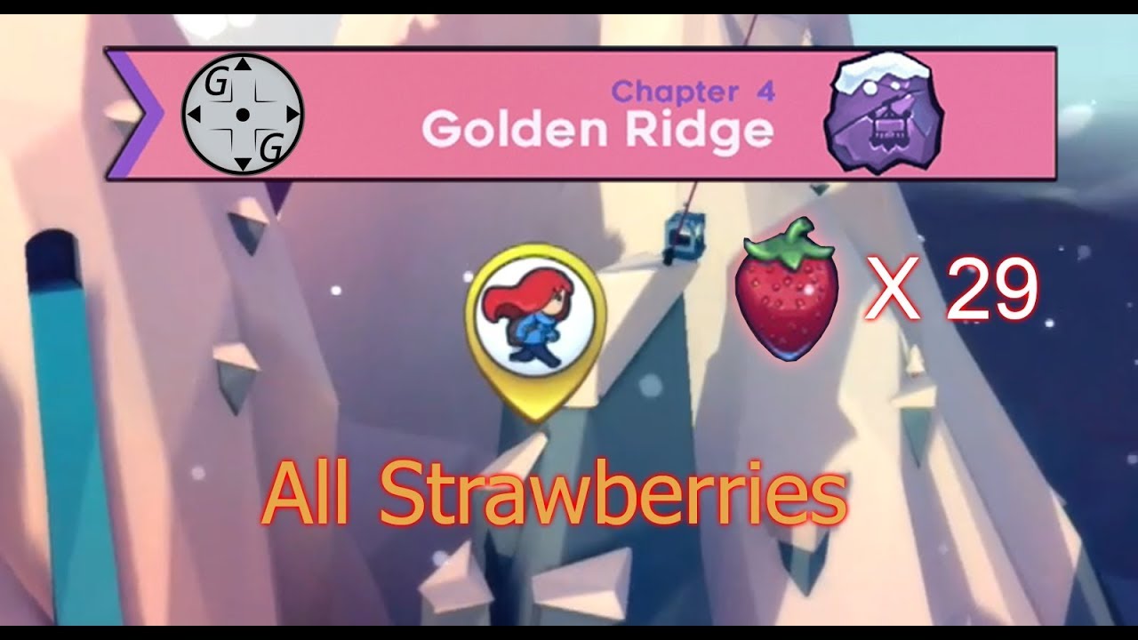 Celeste Chapter 4 Golden Ridge - All Strawberries - YouTube