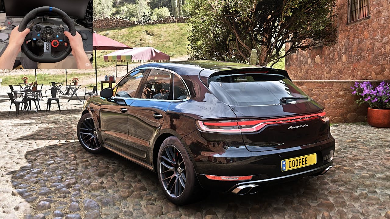 Porsche Macan Turbo Forza Horizon 5 | Logitech G29 Steering Wheel - YouTube