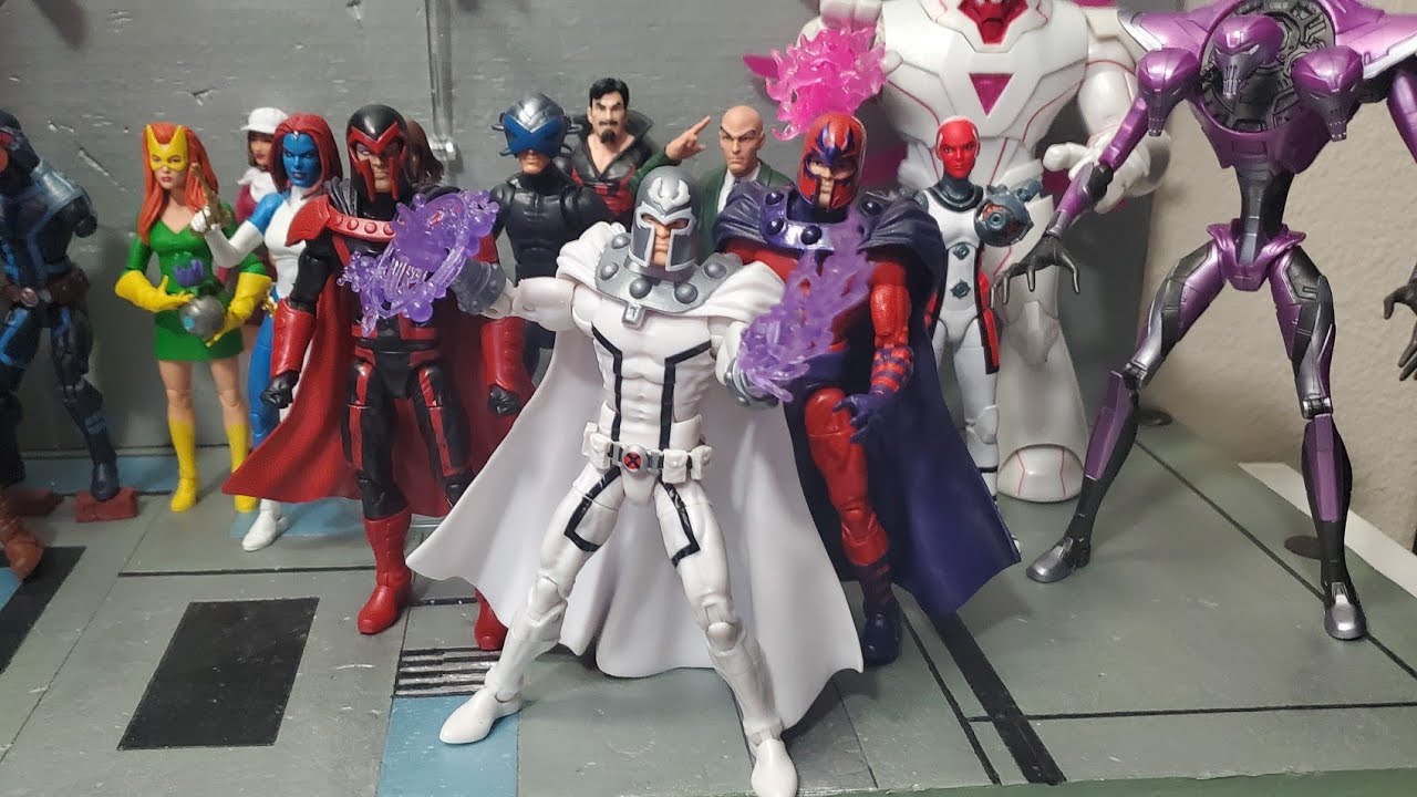 Hasbro Marvel Legends House of X Tri-Sentinel Wave Magneto review. His ...