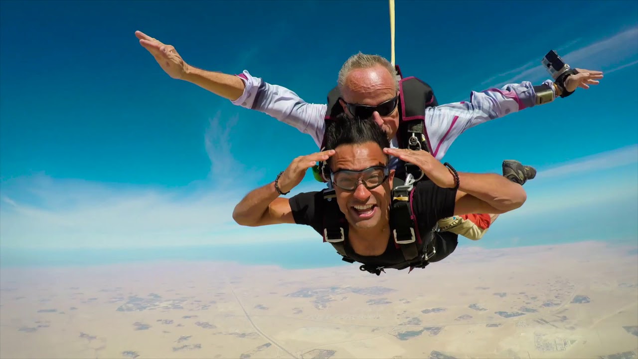 Global Child SKYDIVE Qatar - YouTube