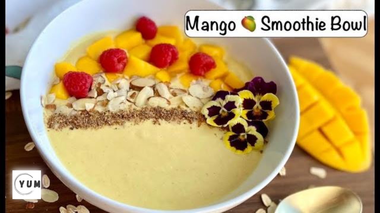 #mangorecipes Healthy Mango Oats Breakfast Smoothie | Mango Smoothie ...