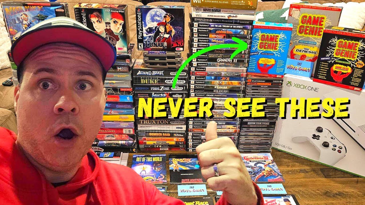 Unboxing a Childhood Video Game Collection - YouTube