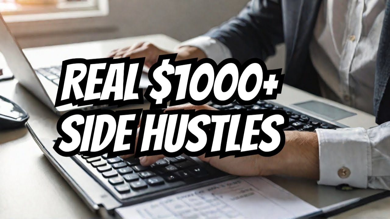 5 Proven Side Hustles to Make $1000+ Per Month in 2024 - YouTube
