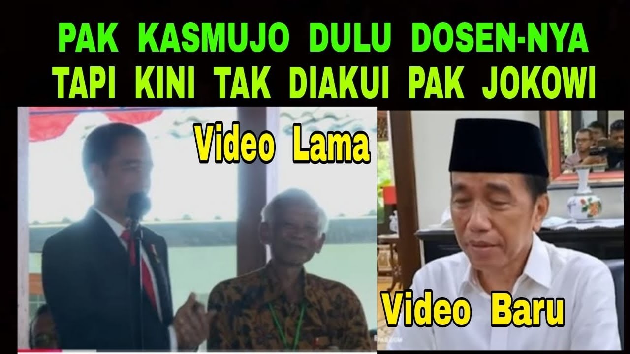 Video Lama VS Video Baru, Pak Kasmujo Dulu Pembimbing Tapi Kini Tak ...