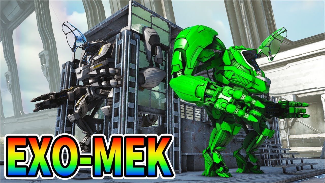 【ARK】エクソMEK駐車場型で拠点建築！！How To Build An EXO-MEK Bay - YouTube