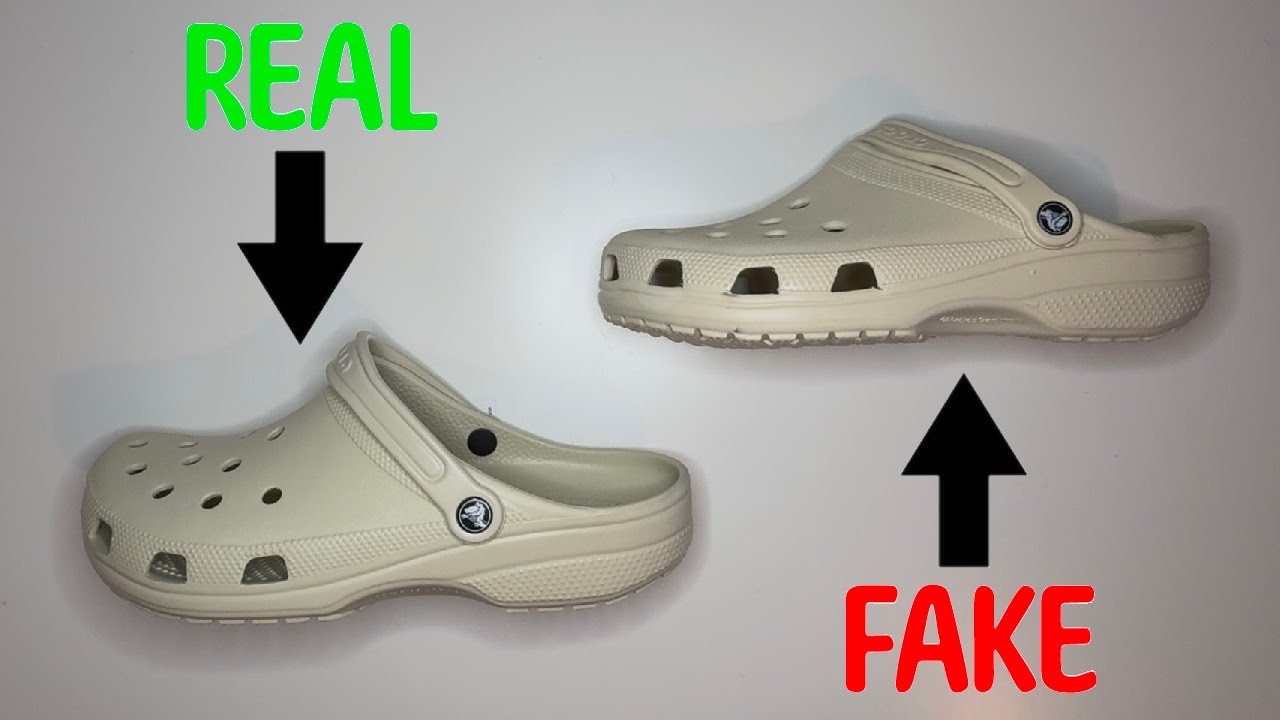 REAL VS. FAKE CROCS CLASSIC CLOGS BONE COMPARISON - YouTube